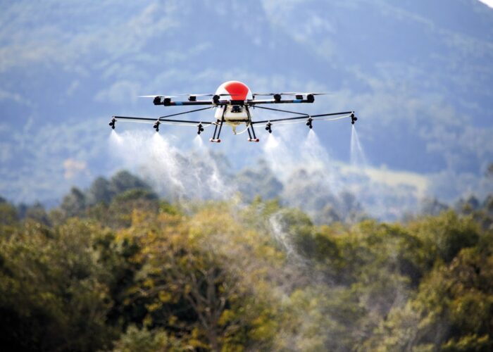 Fumigación con drones : Revista Pesquisa Fapesp