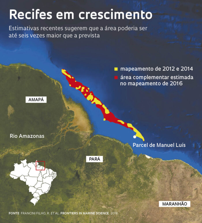 Os intrigantes recifes da foz do Amazonas : Revista Pesquisa Fapesp